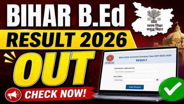 Bihar CET BEd result 2026 released: Check your scores now