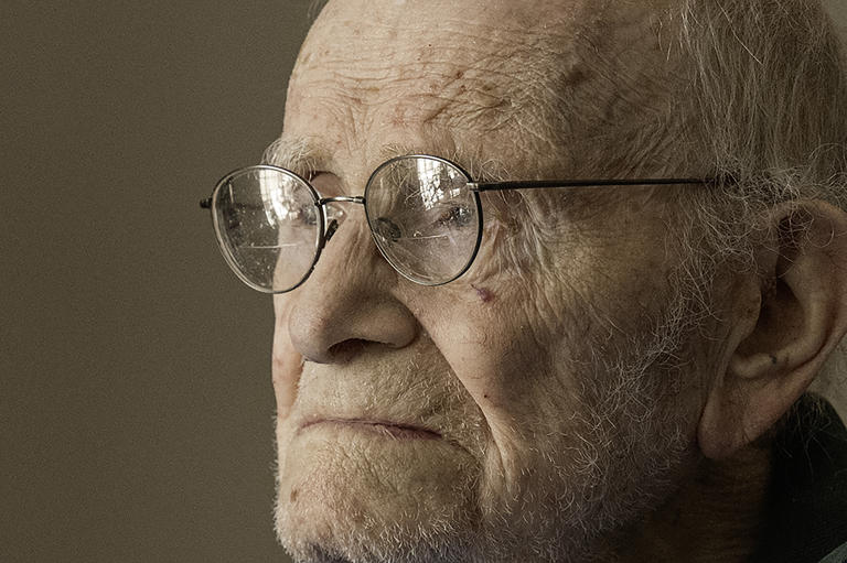 He’s 102 years old. During World War II, he helped predict the weather