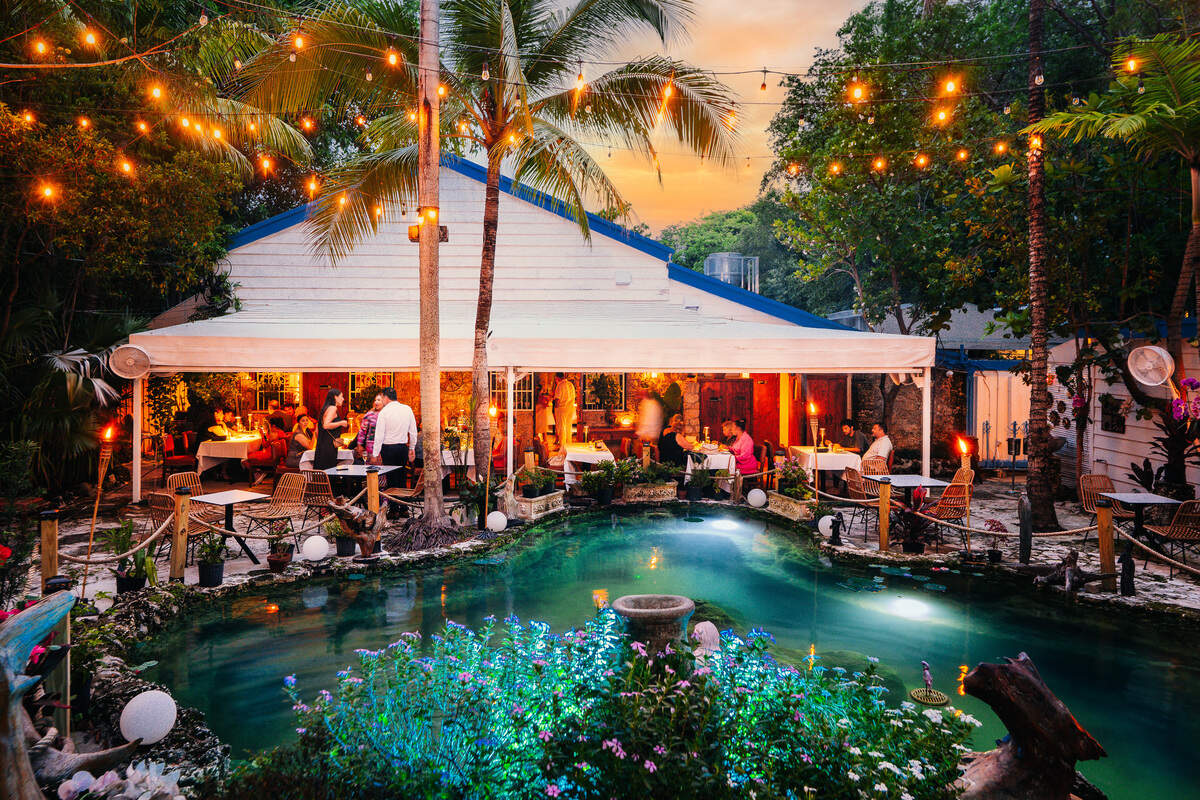 New Mediterranean garden restaurant is now open at historic Miami building