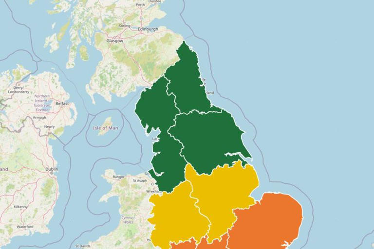 Met Office names 51 UK areas impacted by extreme heat as amber alert issued