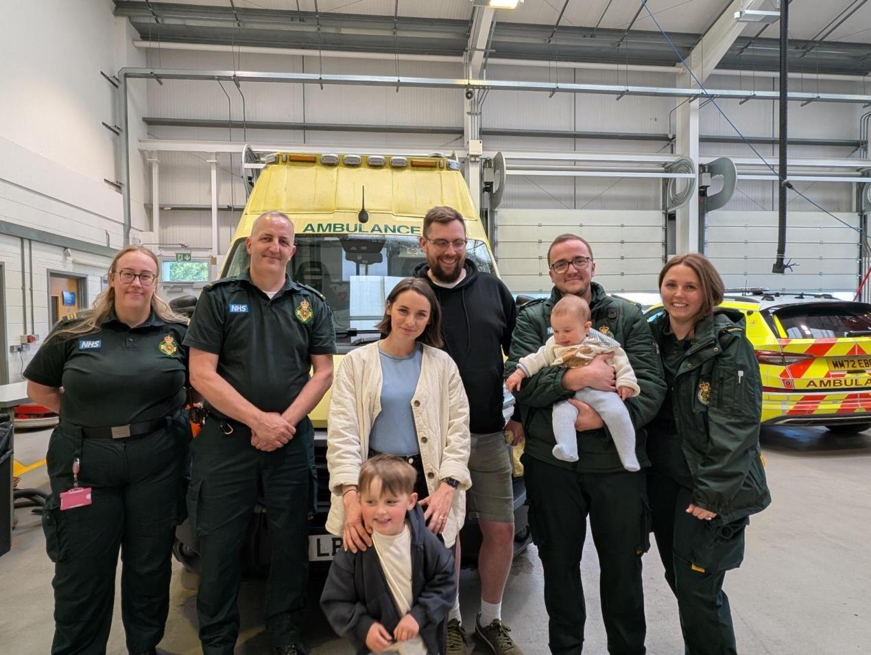 Bexhill baby reunited with 999 call handler and team who helped deliver ...