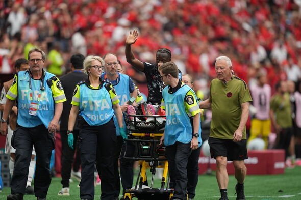 Ismael Kone rushed to hospital for surgery after suspected fracture in ...