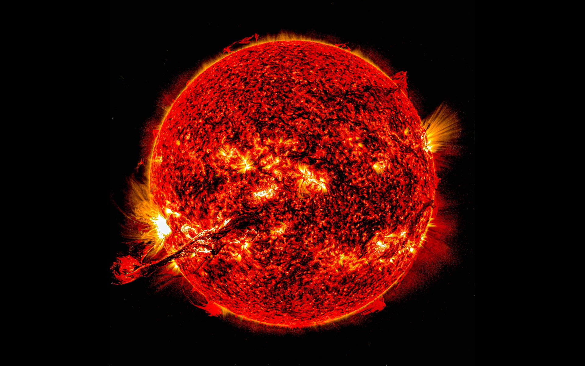 Why scientists are closely watching an Earth-size spot on the sun