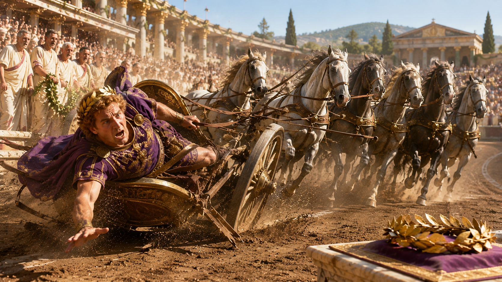 The worst ancient Olympics - scandals, chaos, and Nero’s disaster