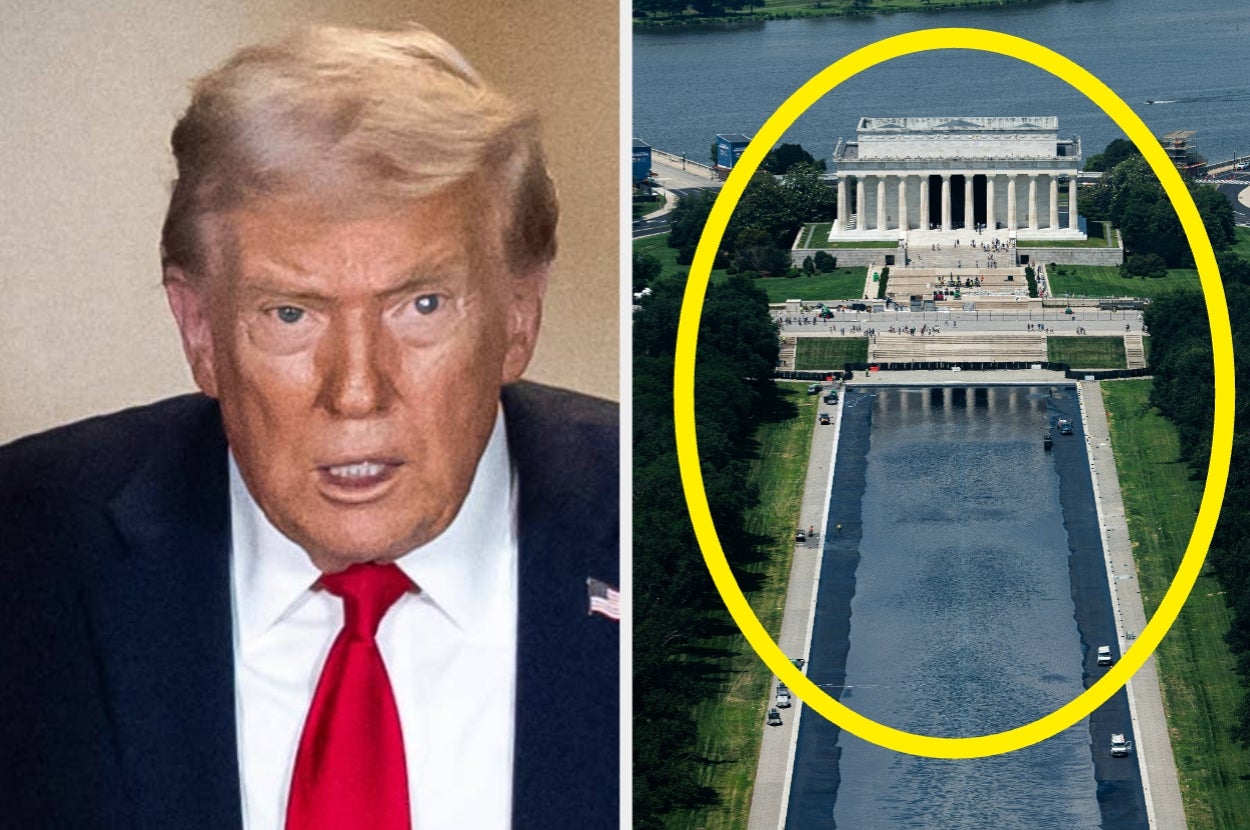13 brutal reflecting pool jokes and memes that Trump is bound to hate