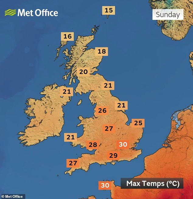 Why is it so hot in the UK? Scientists blame expanding plume of warm ...