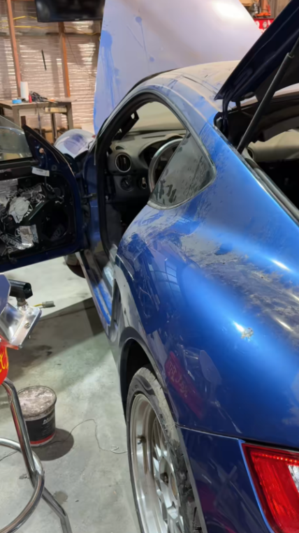 Stripping the interior for a serious drift build