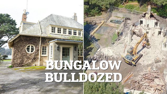 World's most expensive bungalow bulldozed on sandbanks