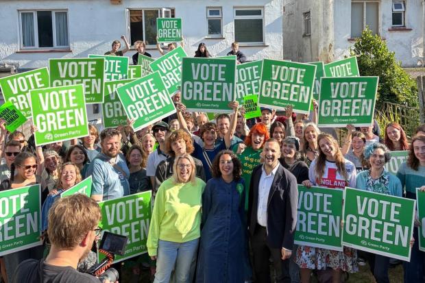 Green Party leader and former leader hit by-election campaign
