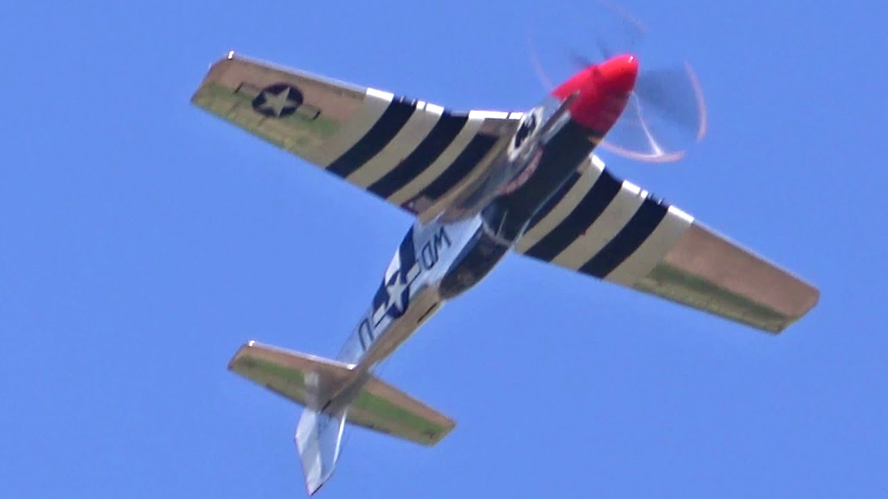 Watch this Mustang lift off the runway - "Nothing else sounds like it"