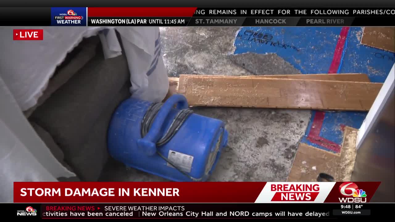 Tracking flooding in Louisiana: Water damages home in Metairie after ...