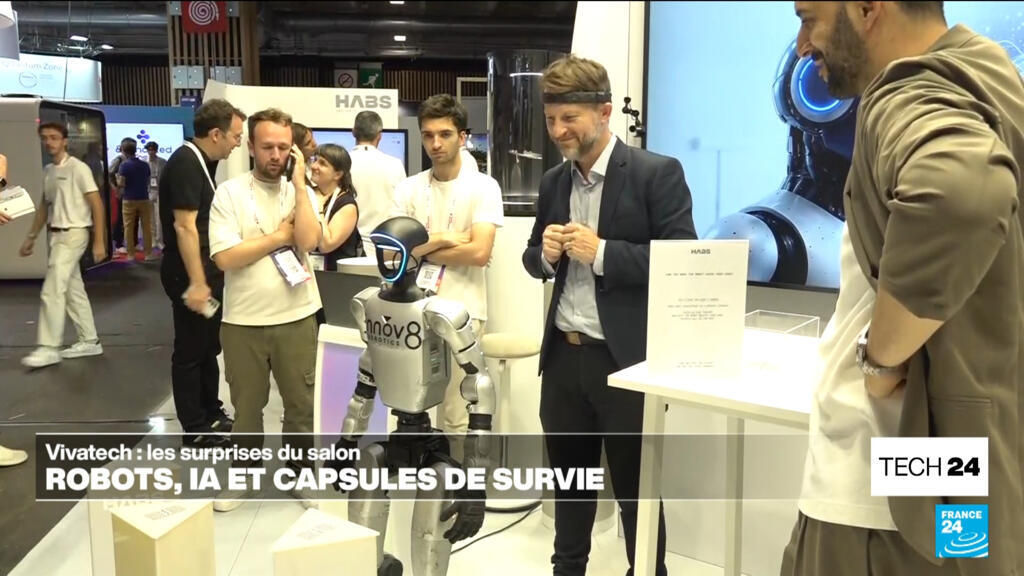 Au salon Vivatech à Paris, "un robot a lu dans mes pensées