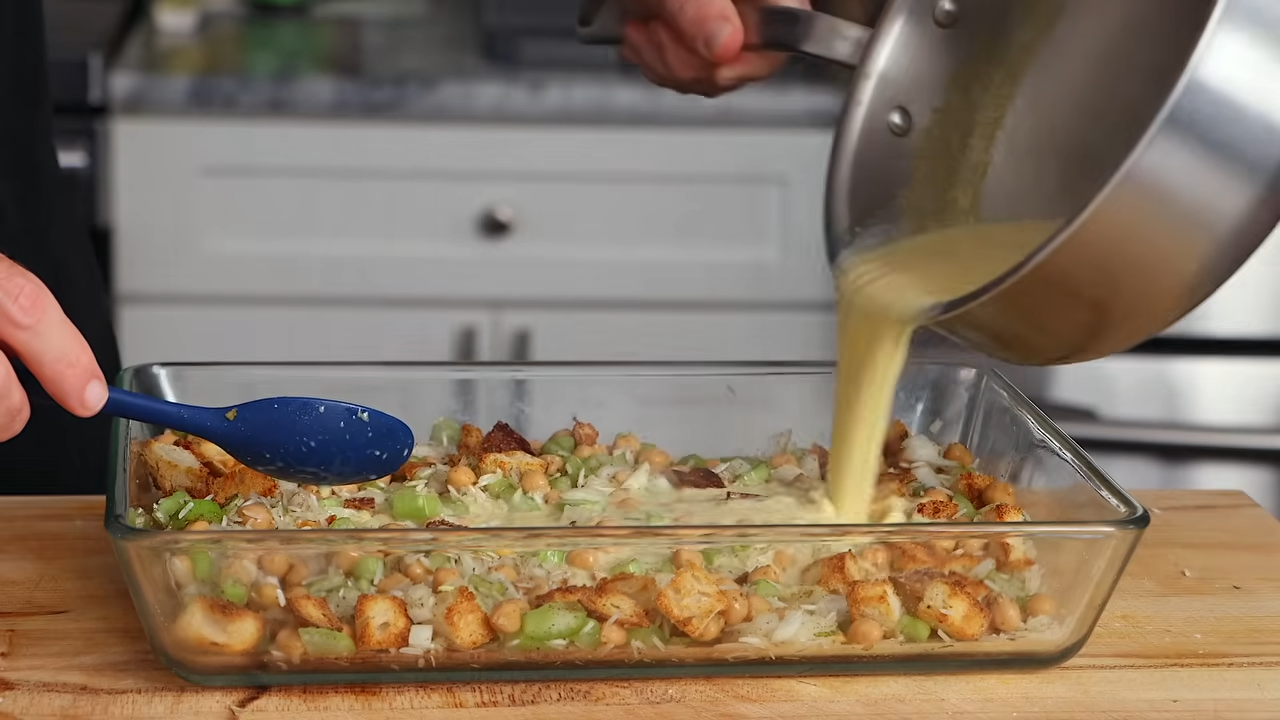 How to make a Thanksgiving dish from a can of chickpeas