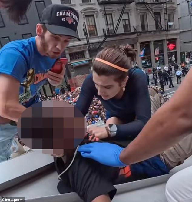Revealed: Hero, 24, who saved man's life in dramatic rescue during New ...