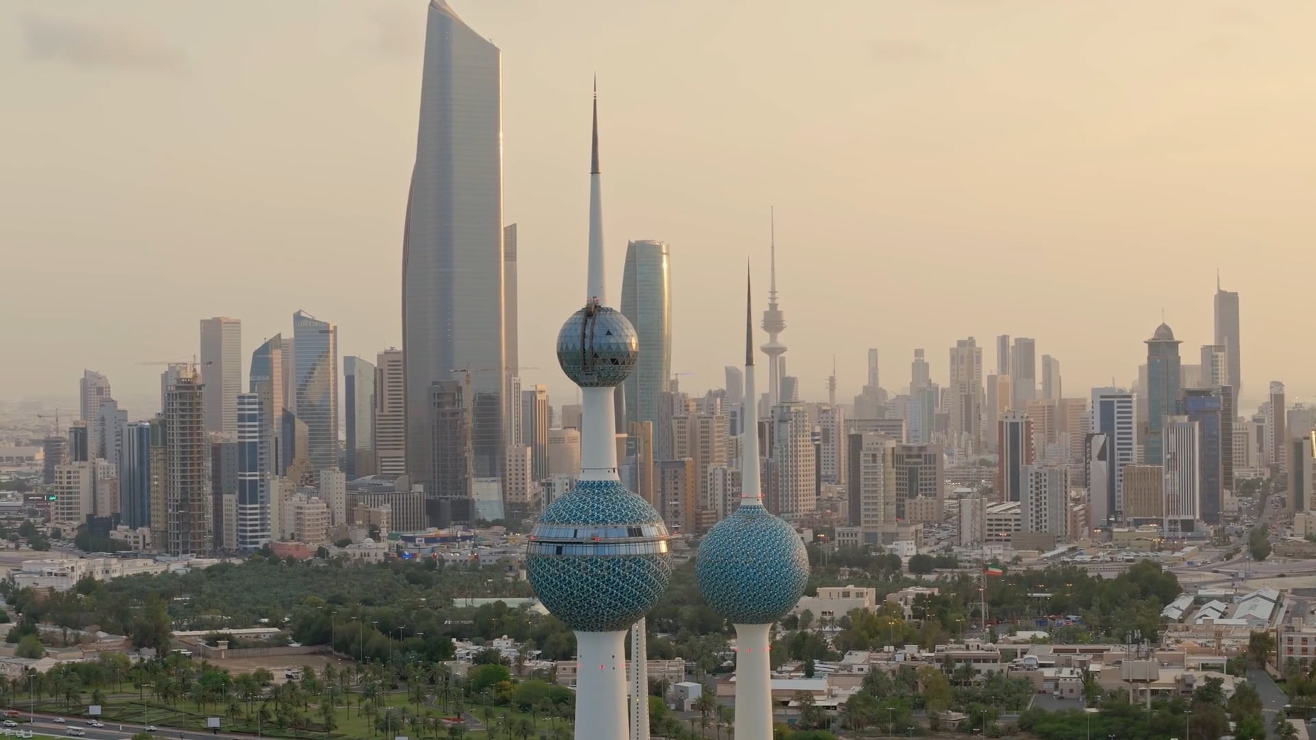 Kuwait City Kuwait: Drone footage of the Gulf nation's capital