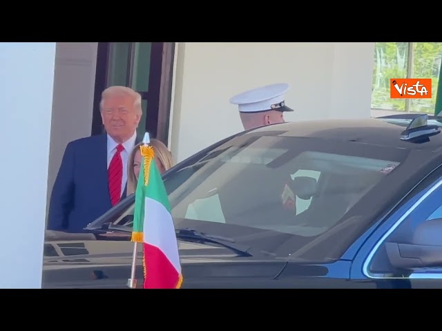 «Grande persona», Trump accoglie Meloni alla Casa Bianca nel 2025