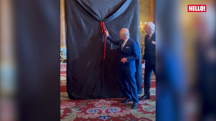 Watch: Relive the moment King Charles unveiled his first official portrait