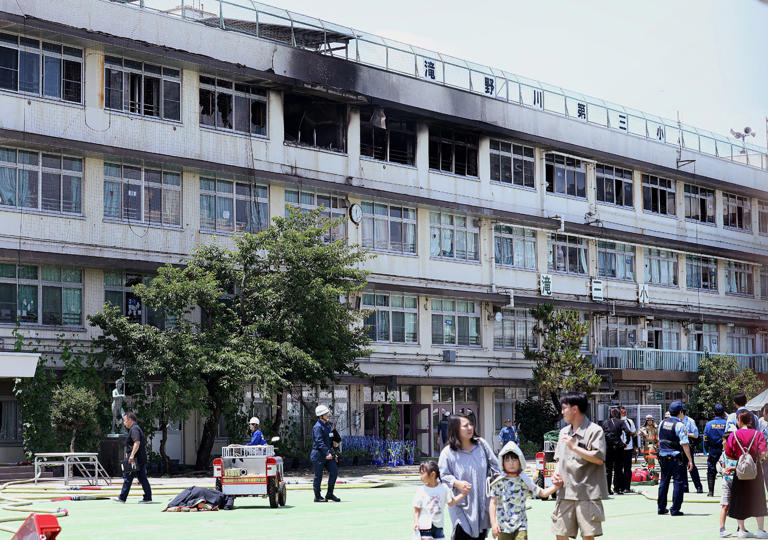 Nearly 300 students and teachers evacuated after fire at Tokyo school