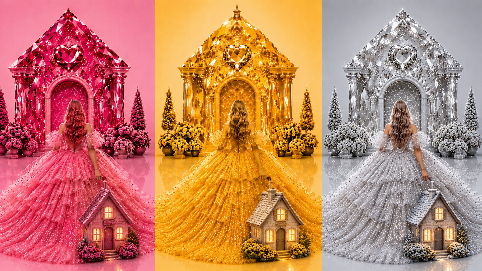 Ruby vs Diamond Doll House Challenge part 2 by 123GO!GOLD