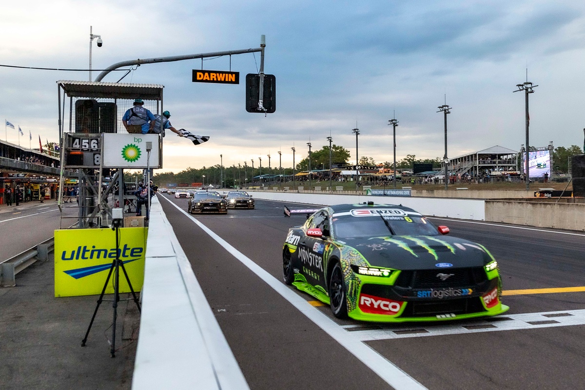 Supercars Darwin: Waters takes first win of 2026 as Ford sweeps top five