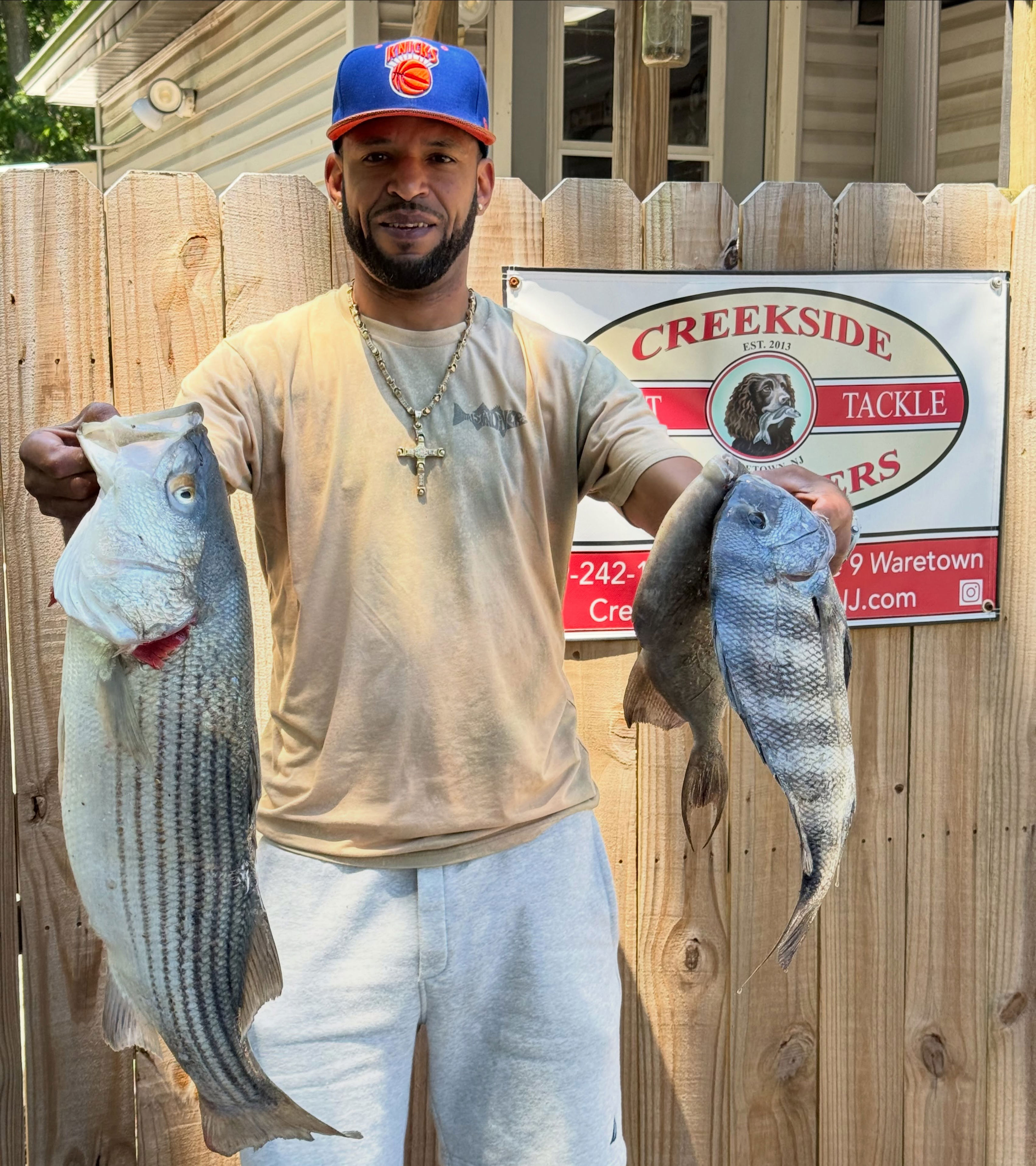 Grunting triggerfish are in, first ones pulled from Barnegat Inlet