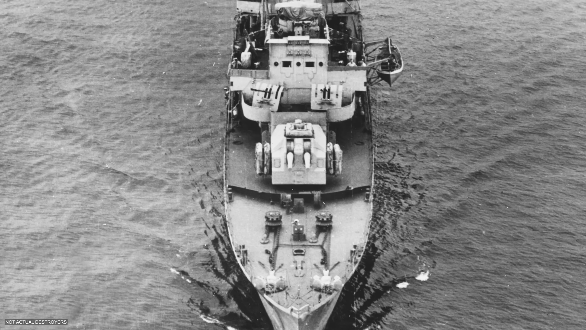 It all started with a man overboard. Three hours later the ship was gone