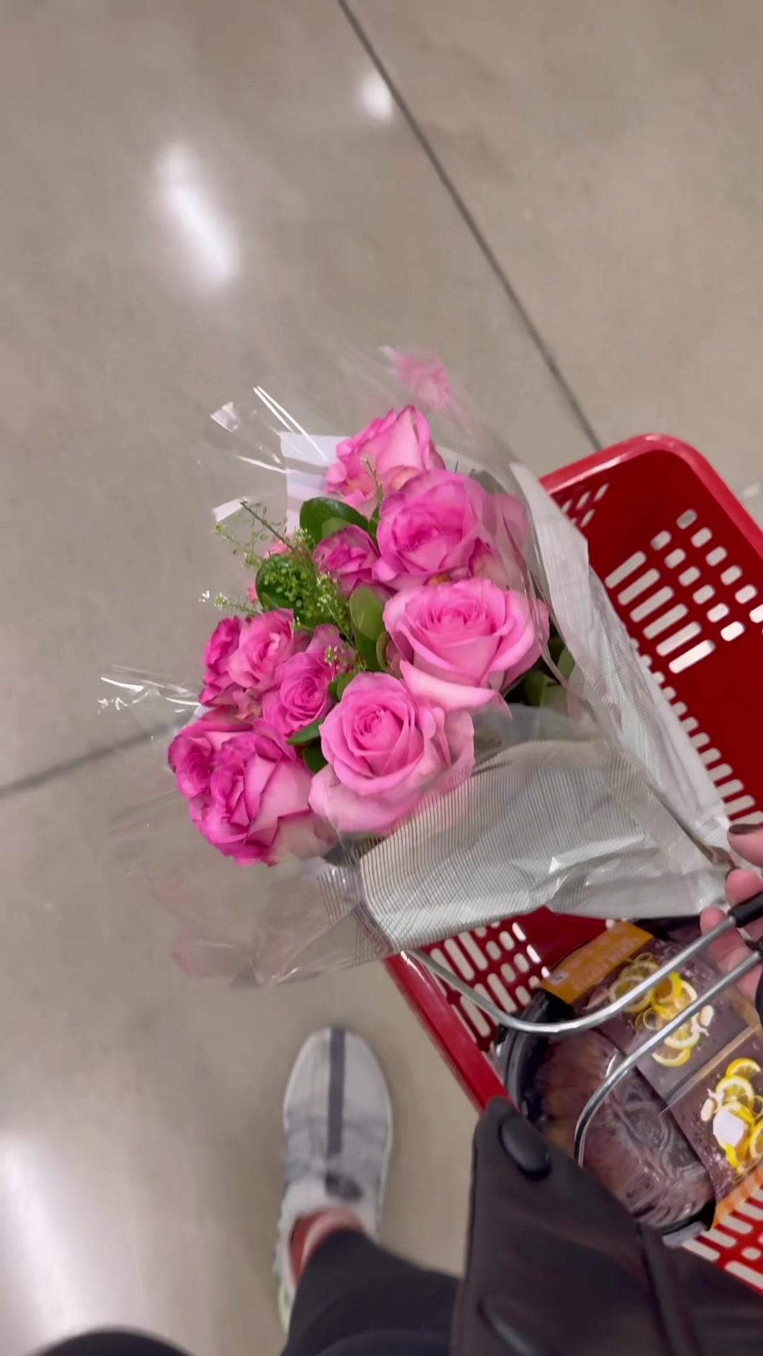 Grabbing groceries and pink roses while sharing where my head is this ...