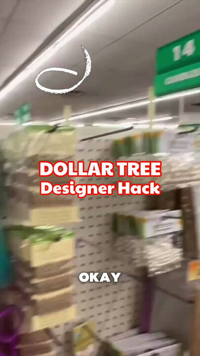 Dollar Tree designer dupe!