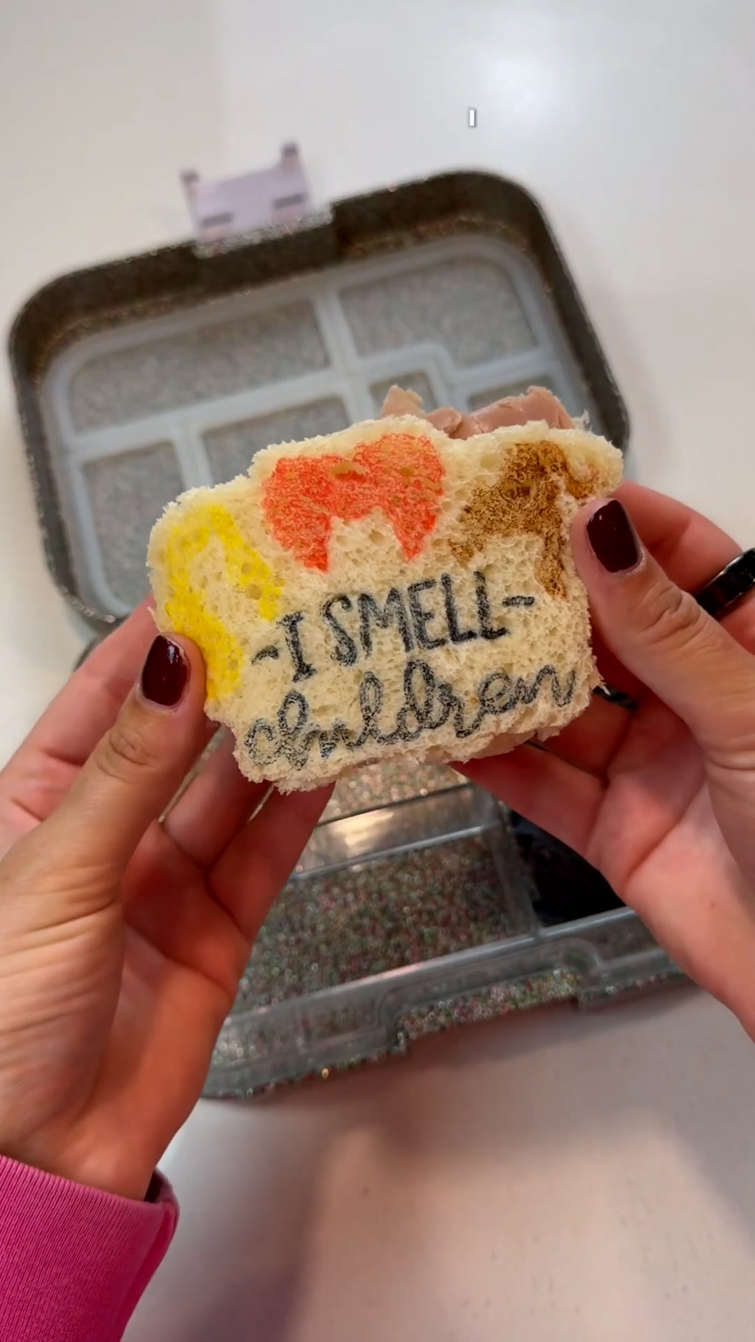 Creative school lunch idea with variety and balanced nutrition