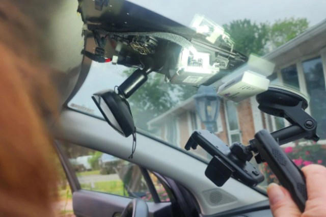 Parent tears apart rear-view mirror after brown recluse crawls over ...