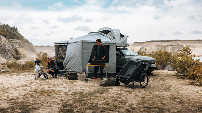 Primus just launched a camping stove built for the rooftop tent generation