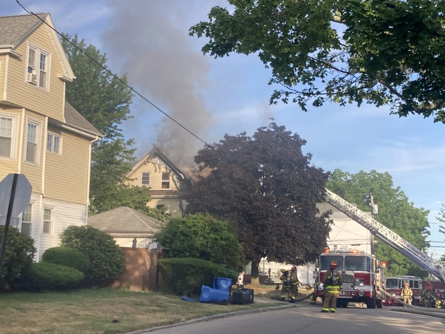 Crews knock down house fire in Cranston