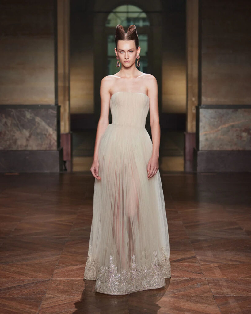 Jisoo wore Georges Hobeika couture to Cartier’s Into the Wild exhibition
