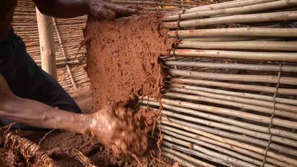 An egg-shaped shelter sounded simple, then the walls refused to line up