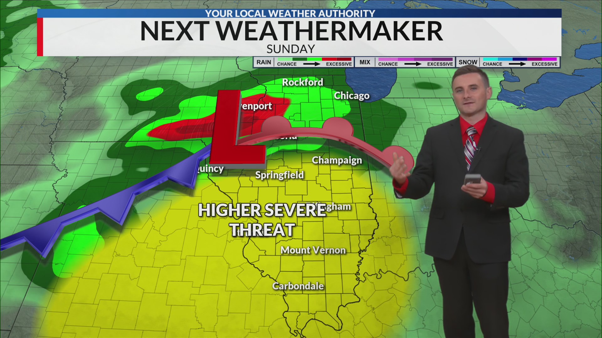 6:30 a.m. Friday, June 19 forecast