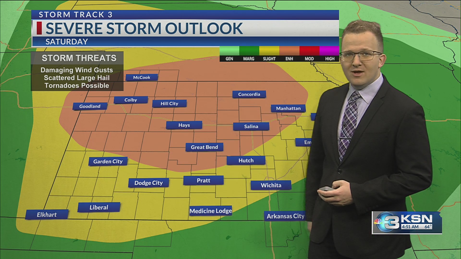 Storm Track 3 forecast: Widespread severe storms expected Saturday night