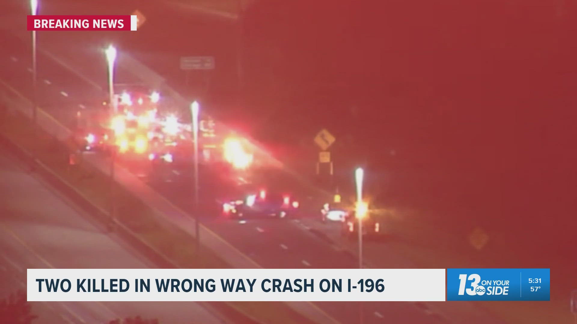 2 killed in wrong-way crash in Grand Rapids