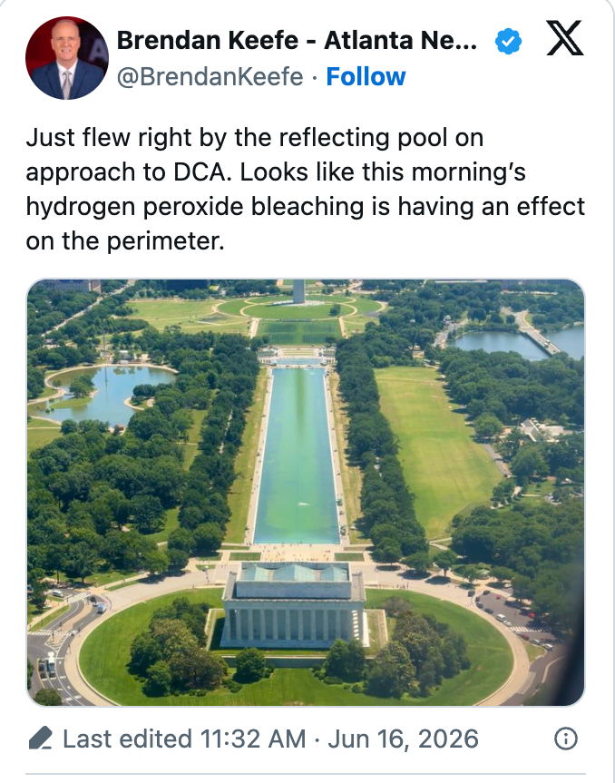 13 brutal reflecting pool jokes and memes that Trump is bound to hate