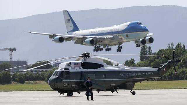 Trump takes final ride on old Air Force One plane, jet gifted by Qatar ...