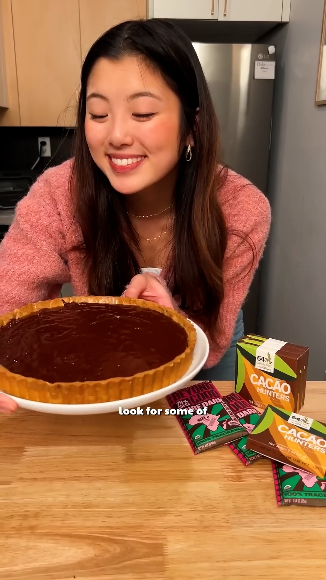 Decadent chocolate ganache tart with perfect snap
