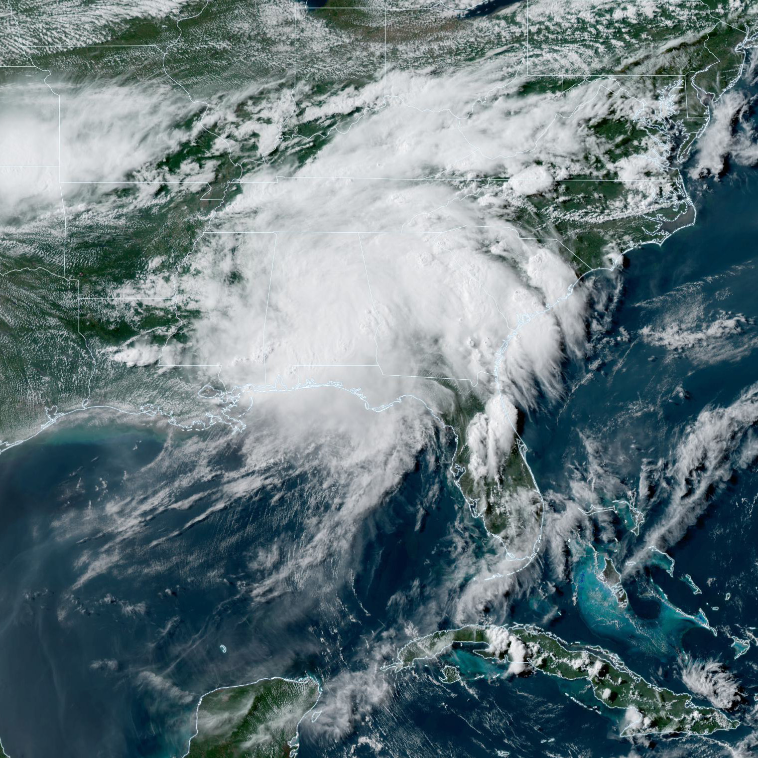Arthur's remnants pushing offshore after leaving a trail of damage