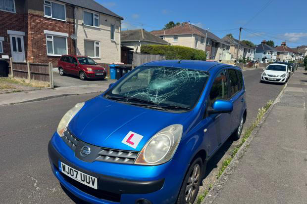 Dozen of cars' windows smashed in overnight 'mindless vandalism'