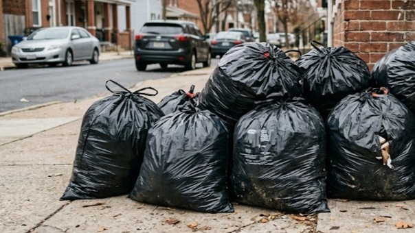 They found a dog in a trash bag - then things got worse