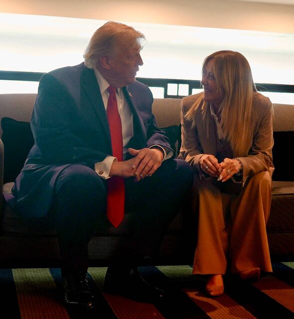 Italy's leader rages at Trump over 'completely made up' claim she ...
