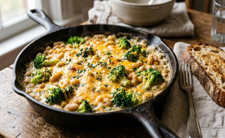 This one-skillet white bean and broccoli dish is becoming a favorite ...