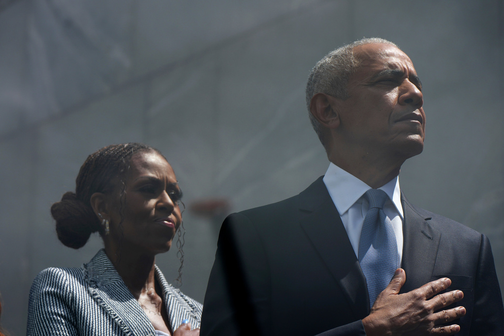 Photos show opening day at the Obama Presidential Center
