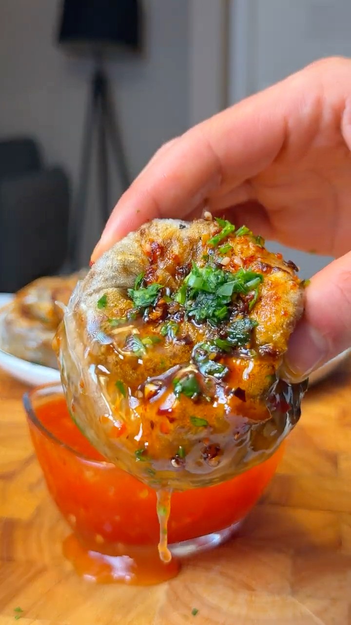 Crispy spiral rice paper dumplings in 30 minutes