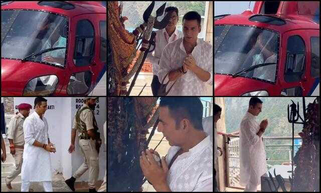 Akshay Kumar gets VVIP treatment, arrives in helicopter to offer ...