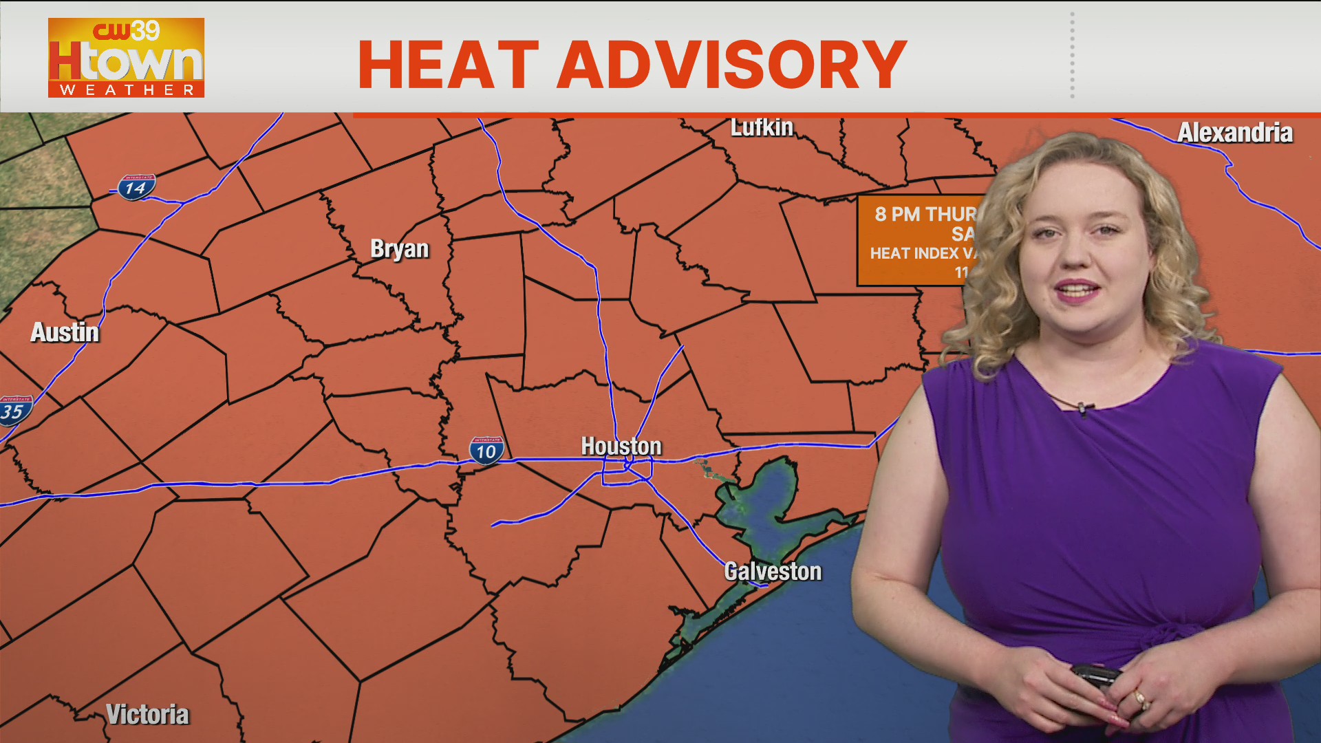 Heat advisory in effect on Friday as heat index could hit 114 degrees