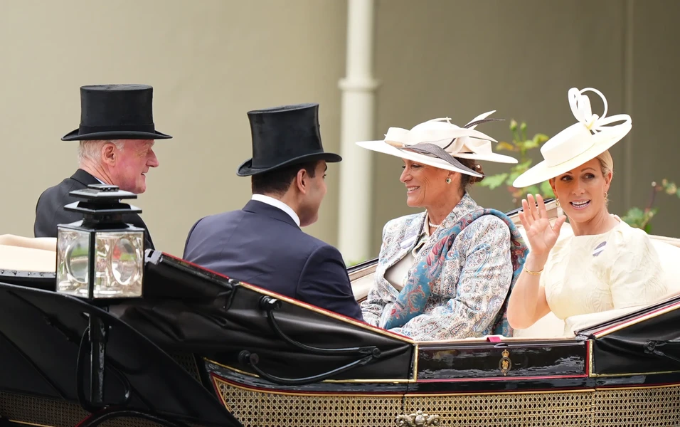 Princess Zahra joins Zara Tindall in Royal Ascot procession